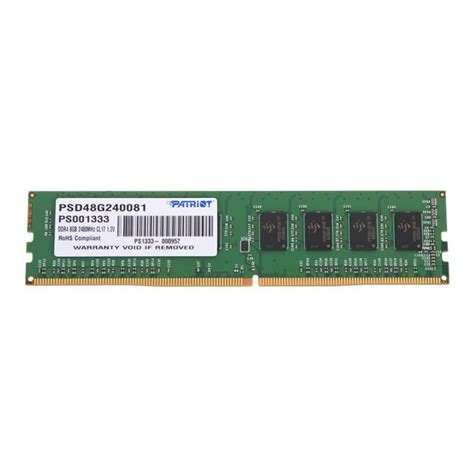 Memoria RAM Para NB Memoria Ram Patriot Ddr4 2400 Signature