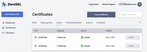 使用acmesh申请zerossl泛域名证书，lets Encrypt替代品 Linuxword Global