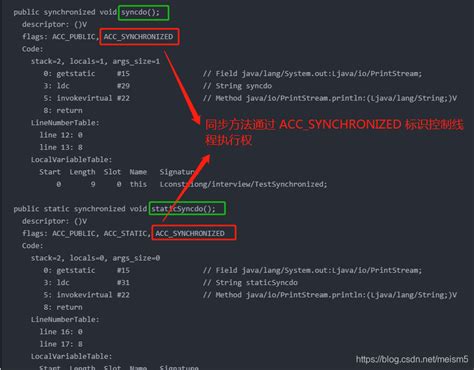 Synchronized 底层实现原理？synchronize底层实现原理 Csdn博客