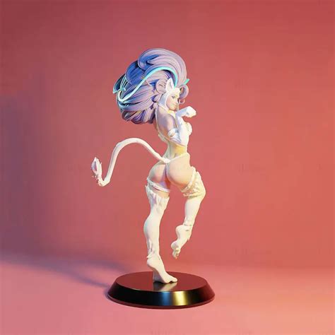 Felicia Cat Woman Figures 3d Printing Model Stl