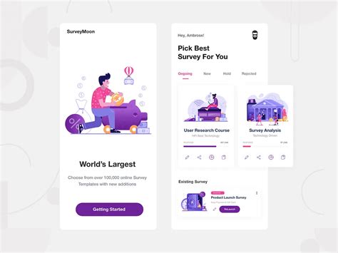 Survey Ui Designs Themes Templates And Downloadable Graphic Elements On Dribbble