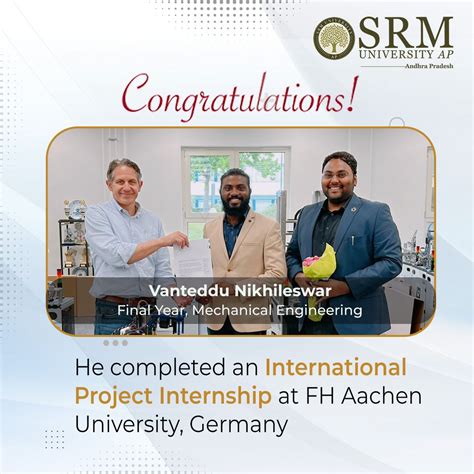 Srm University Ap On Linkedin Internship Internationalinternships