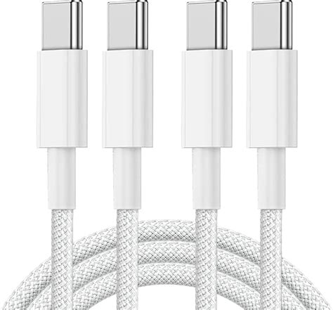 Amazon Basics Usb Type C To Usb Type C Cable Meters White