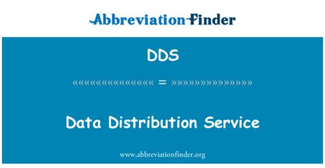 DDS ยอมาจาก บรการขอมล Data Distribution Service