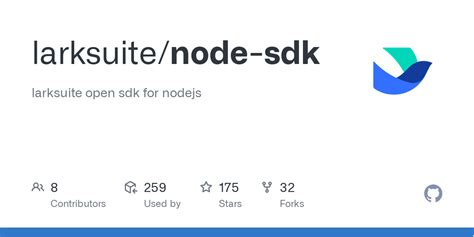Github Larksuite Node Sdk Larksuite Open Sdk For Nodejs