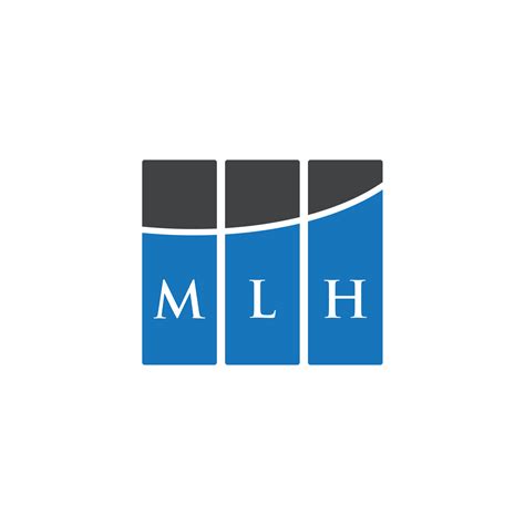 Mlh Letter Logo Design On White Background Mlh Creative Initials