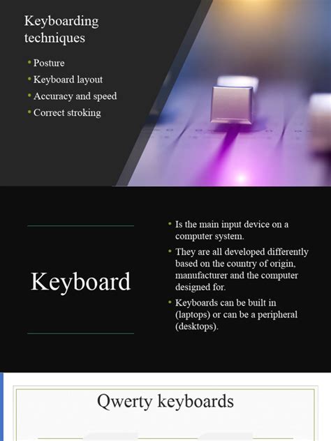 lesson 5 keyboarding techniques pdf computer keyboard control key
