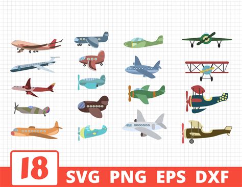 Airplane 3 Svg Airplane Svg Eps Airplane Files For Cricut Png