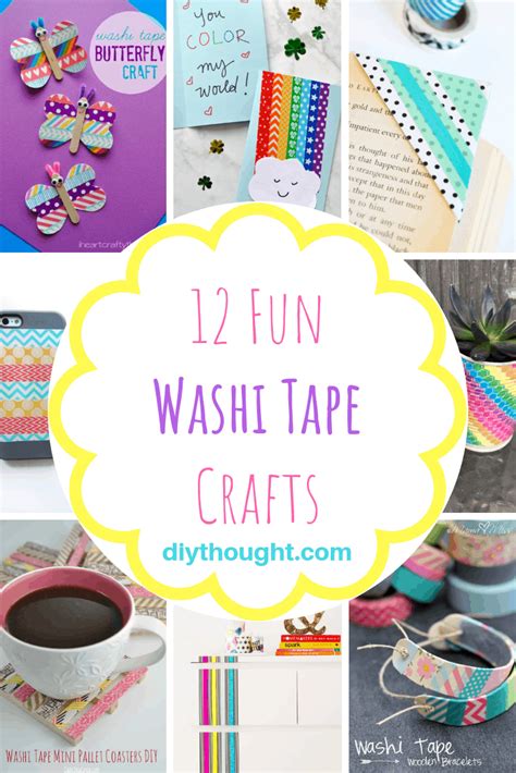 12 Fun Washi Tape Crafts Diy Thought