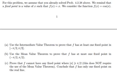 Solved For This Problem We Assume That You Already Solved Chegg