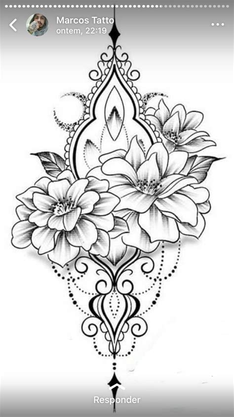 Pin By Jhessy Birth On Tattos Mandala Flower Tattoos Flower Tattoos Floral Tattoo Sleeve