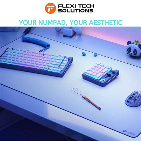 GLORIOUS GMMK Pre Built Numpad WIRELESS FOX LINEAR SWITCHES Flexi Tech
