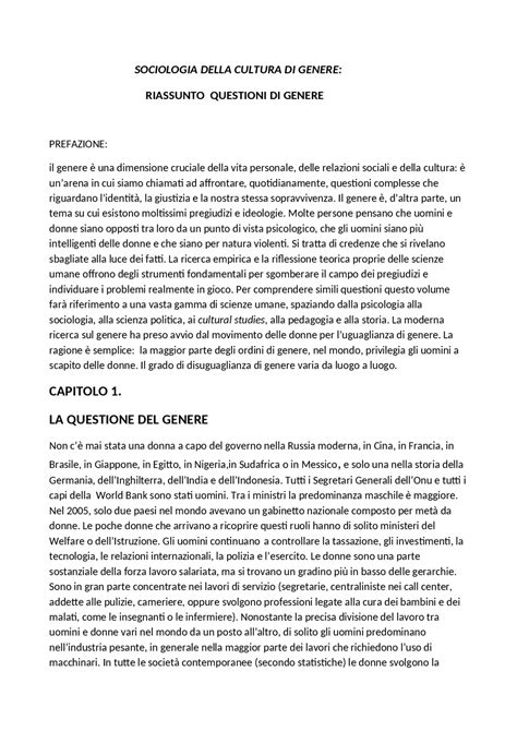 Questioni Di Genere Connell Docsity