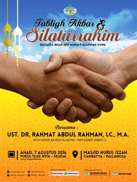 Tabligh Akbar Silaturahmi Wahdah 2016 Wahdah Islamiyah