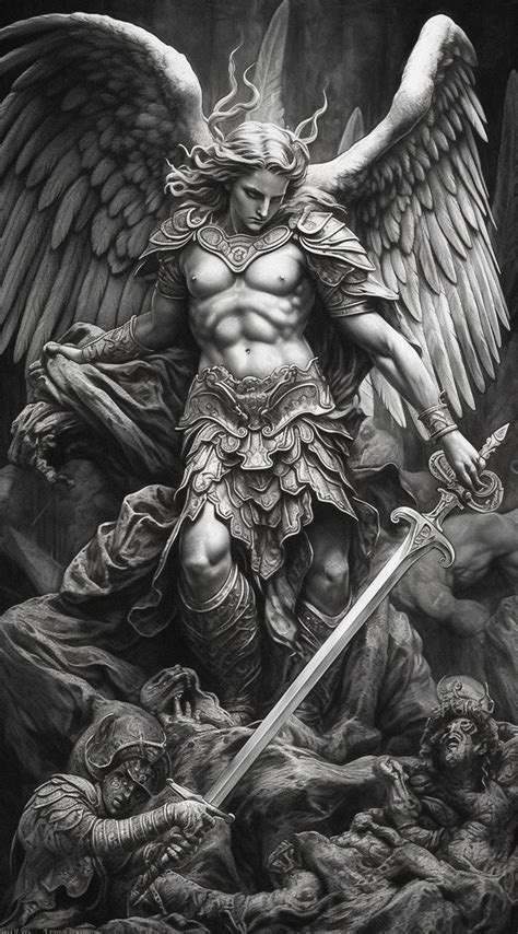 Archangel Michael Tattoo St Michael Tattoo Greek Mythology Tattoos