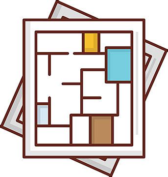 Blueprint Paper Door Structure Vector Paper Door Structure PNG And