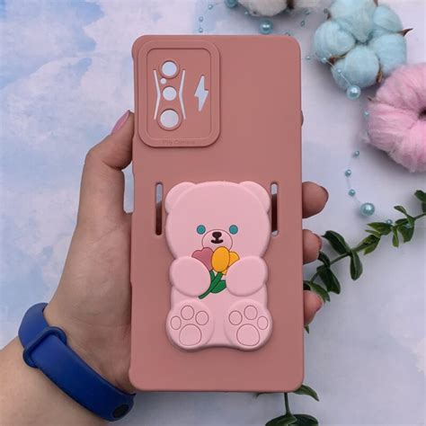قاب گوشی Poco F4 Gt Redmi K50 Gaming شیائومی سیلیکونی عروسکی برجسته