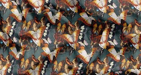 Butterfly Migration Forest Fabric Bank