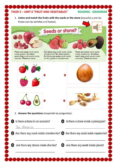 Fruits And Vegetables Online Pdf Activity Live Worksheets