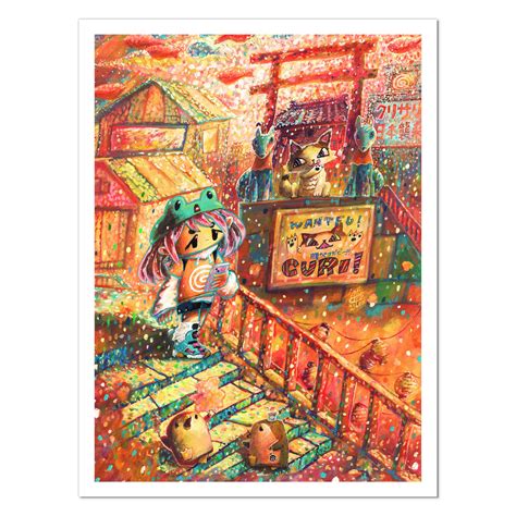 “avanti” By Tomokazu Komiya Featuring Curi Limited Edt Giclee Print