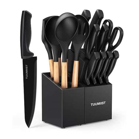 Numhew 18 Piece High Carbon Stainless Steel Kitchen Knife Set With