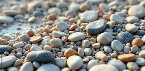 Rounded Gravel And Pebbles Embedded In Calcium Carbonate Cement