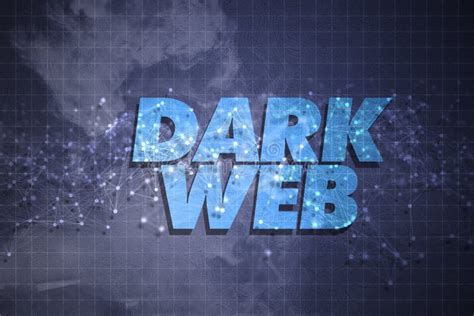 Abstract Digital Technology Dark Web Text Background Danger Internet