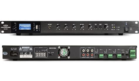 Overhead Paging System With 70v Ceiling Speakers Mixer Amp And Mic