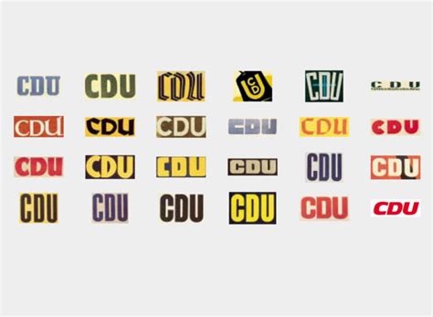 CDU Logo Historisch Design Tagebuch