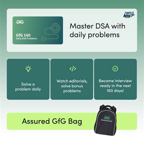 Gfg160series Campusmantri Dsamastery Geeksforgeeks Vraj Parikh