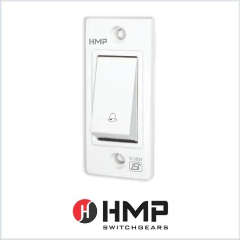 6 Amp Bell Push Non Modular Switch Gold One Way Flat Button At ₹ 13 75 Piece In New Delhi