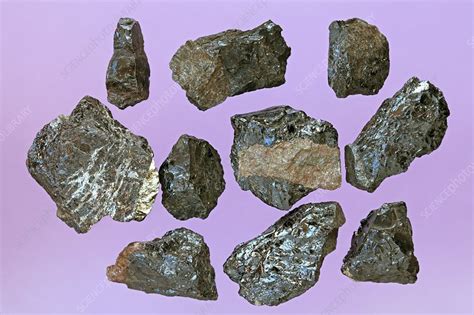 Aeschynite Y Samples Stock Image C0118490 Science Photo Library