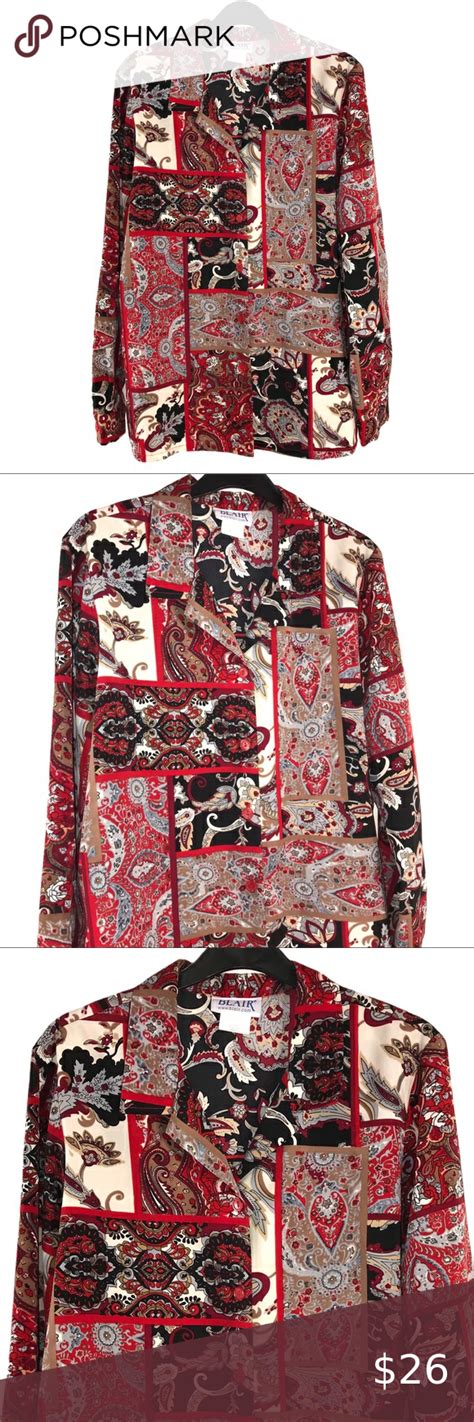 Mixed Print Patchwork Paisley Blouse