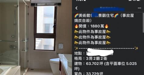 情侶檔燒炭雙屍高雄超凶宅求售開1880萬 「底價曝光」全網爆眼 生活 Ctwant