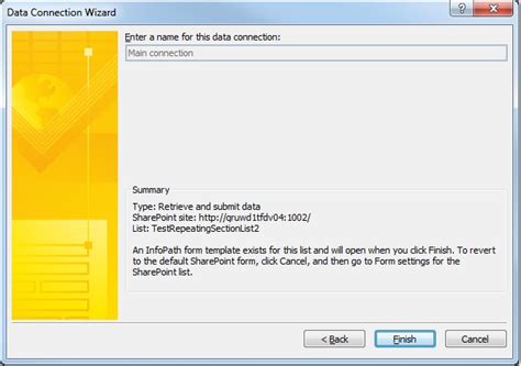 infopath multiple repeating table to submit to a sharepoint list