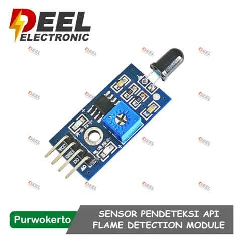 Jual Sensor Pendeteksi Api Infrared Flame Detection Module For Arduino Shopee Indonesia