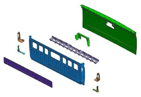 Baseline Tailgate Exploded View 3 Download Scientific Diagram
