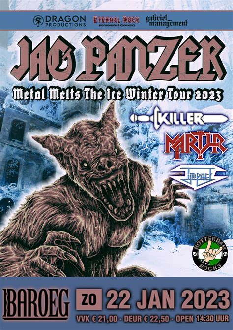 Rotterdam Rocks Presents Jag Panzer Killer Martyr Impact