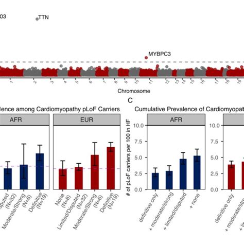 A Gene Burden Results For Eur Population Predicted Loss Of Function