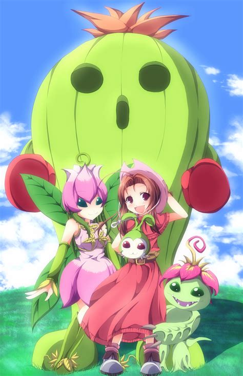 디지몬 여성몬스터 릴리몬 그림 카드 이미지 일러스트 사진 Cg 모음 2 네이버 블로그