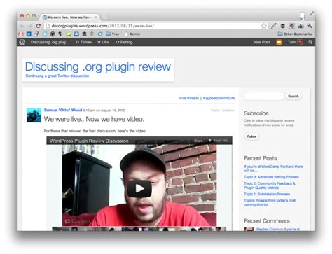 Improving Wordpress Plugins Tom Mcfarlin