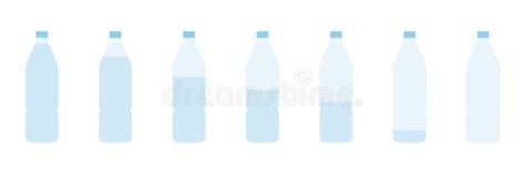 Plastic Bottle Water Set Stock Illustration Illustration Of Isolated 258137157