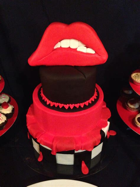 Rocky Horror Lips Cake Tim Curry Rocky Horror Picture Show Darjeeling