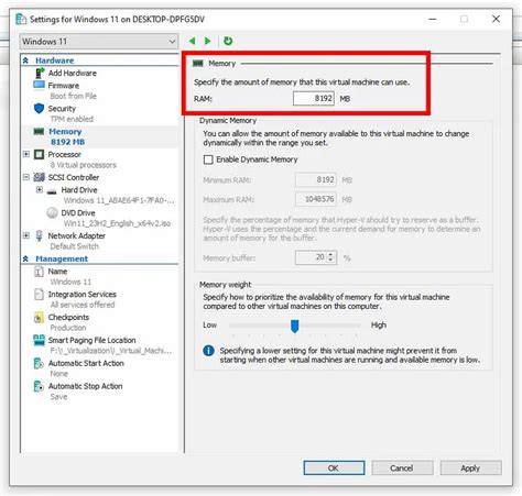 How To Fix The Unable To Allocate Ram Error In Hyper V Vm 0x800705aa