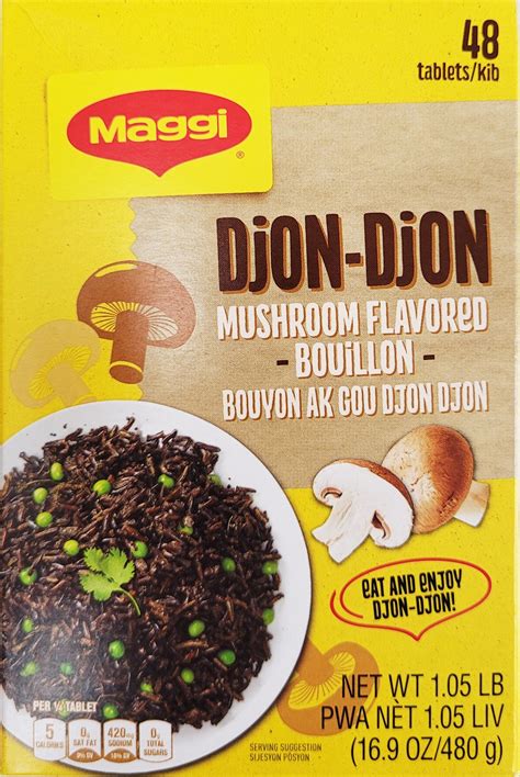 Maggi Djon Djon Bouillon Cubes Mache Haiti Neguess Creole