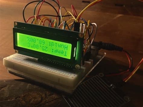 Arduino Temperature Humidity Rain Sensor