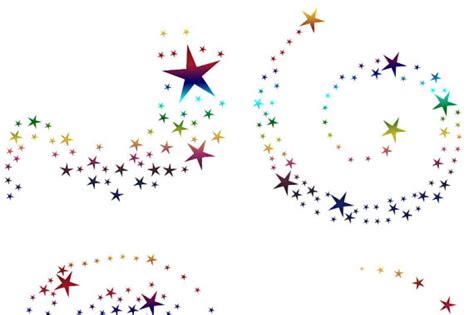 Rainbow Swirling Stars Clipart By Fantasy Cliparts TheHungryJPEG Com