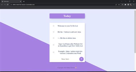 Github Mihirc Todolist Version This Is A Todo Website Created