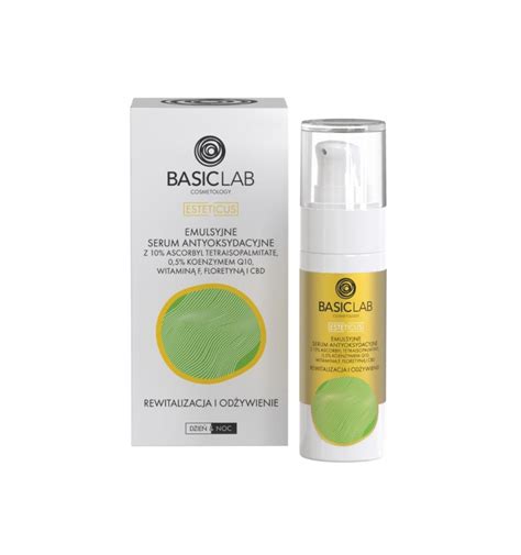BasicLab Emulsyjne Serum Antyoksydacyjne Z 10 Ascorbyl