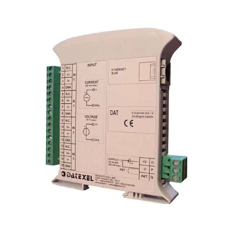datexel isolated converter modbus tcp with isolated 4 20ma output dat8024